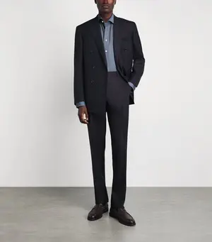 Eton Merino Wool Houndstooth Shirt