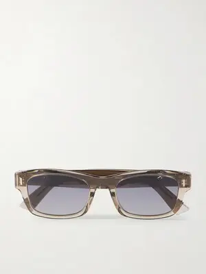 Dior Diortailoring S3i Square-frame Acetate Sunglasses - Brown