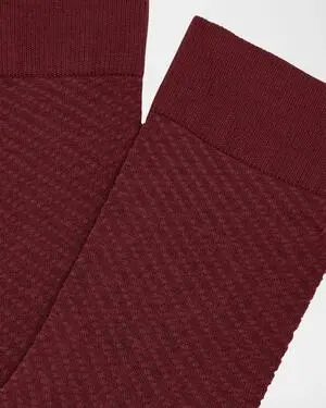 Wolford Merino Wool-blend Dot Crew Socks