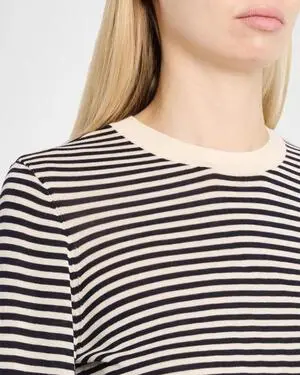 FRAME The Striped Knit Sweater