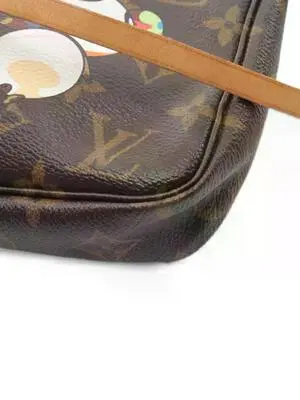 LOUIS VUITTON X Takashi Murakami 2004 Pochette Accessoires Monogram Handbag
