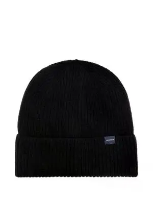 Woolrich Ribbed-knit Beanie Hat - Black