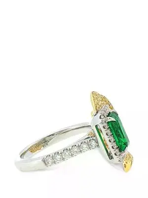 HYT JEWELRY Emerald And Diamond Ring