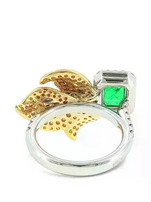 HYT JEWELRY Emerald And Diamond Ring