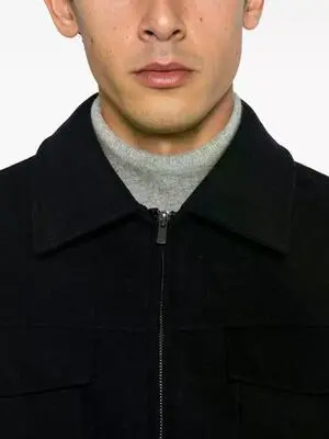 MANUEL RITZ Zip-up Wool-blend Jacket