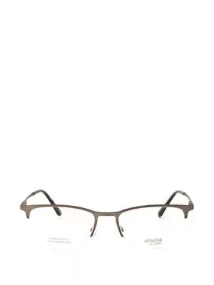 ELASTA Rectangle-frame Glasses - Grey