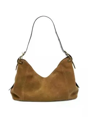 DIESEL® D-line-shoulder Bag In Waxed Suede - Neutrals