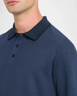 Canali Apos;s Cotton Pique Polo Shirt
