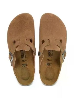 BIRKENSTOCK Boston Mules - Brown