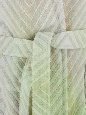 Missoni Zigzag-knit Hooded Bathrobe