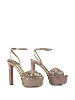 LE SILLA Embrace Crystal-embellished Platform Sandals