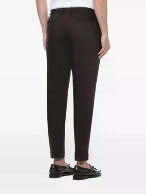 DEVORE INCIPIT Pleated Turn-up Trousers