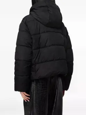 DISCLAIMER Hooded Quilted Jacket