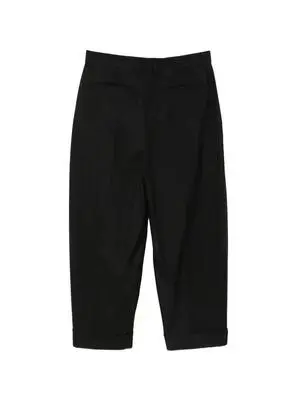 JUUN.J Pleated Turn-up Trousers