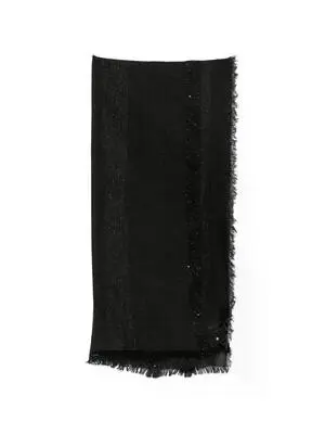 Lorena Antoniazzi Sequin-embellished Frayed Scarf