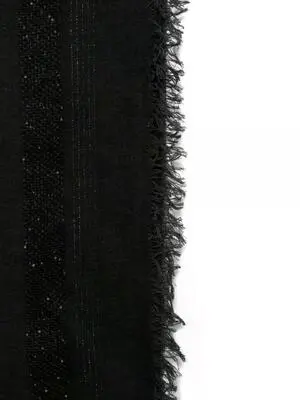 Lorena Antoniazzi Sequin-embellished Frayed Scarf