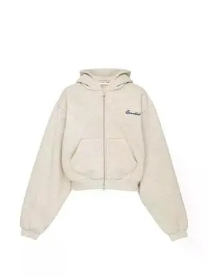 Fear Of God Modern Cropped Zip Hoodie - Neutrals