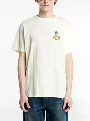 RIPNDIP Here All Along Graphic-print T-shirt - Neutrals