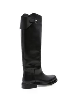 POEVE Fibi Buckle-strap Knee-high Boots