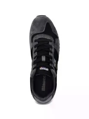 BLAUER. Suede-panelled Sneakers