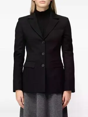 MAR DE MARGARITAS Single-breasted Tailored Blazer - Black