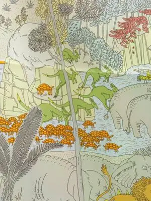 Hermès 2020s Le Carnaval Des Animaux Scarf