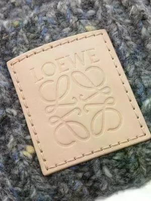 Loewe 2010s Anagram Patch Beanie Hat