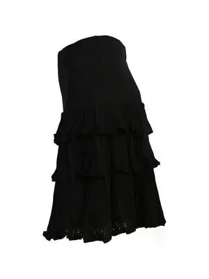 Sandro Ruffle Tiered Mini Skirt