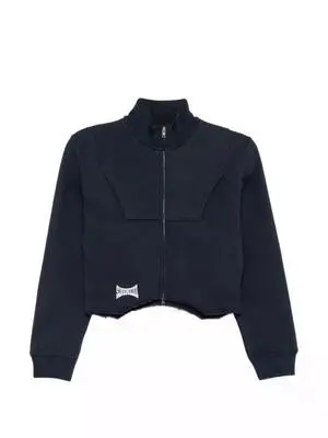 Vetements Logo-embroidered Crop Jacket