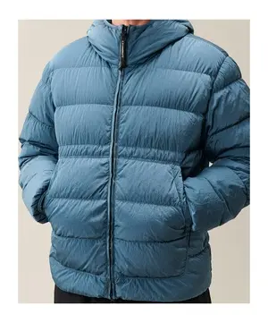C.P. COMPANY Goggle Puffer Hooded Jacket
