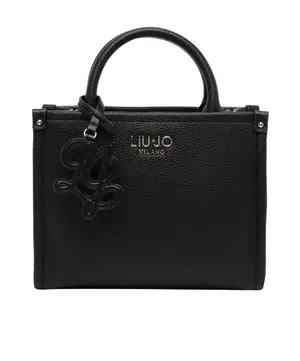 Liu Jo Logo Charm Tote Bag - Black