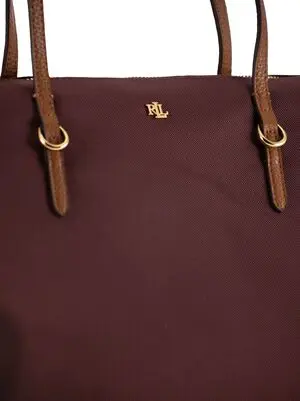 Ralph Lauren Logo Patch Large Top Handle Bag