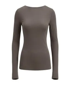Rick Owens Ls Ruched Long-sleeve T-shirt