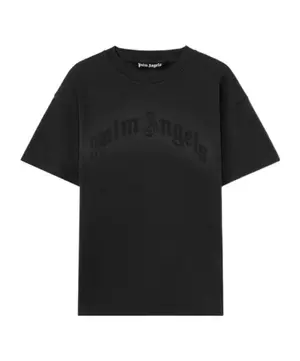 Palm Angels Logo Patch Crewneck T-shirt