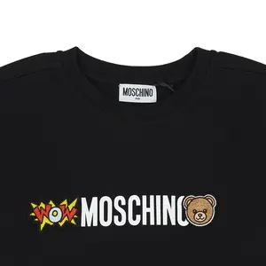 Moschino Bear-appliqué T-shirt - Black
