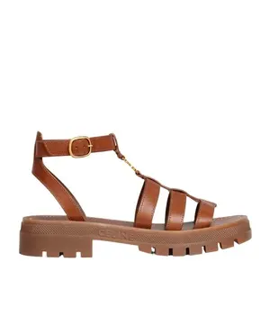 Celine Logo Flat Sandals