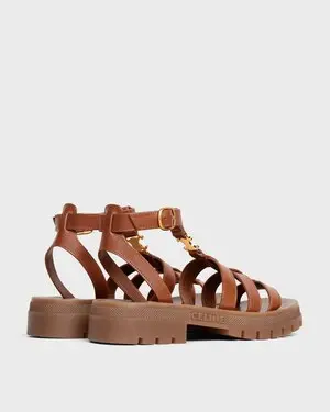 Celine Logo Flat Sandals