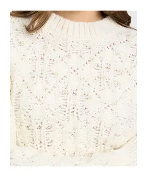 TWINSET Openwork Knit Sweater