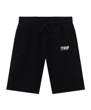 Off-White Logo-print Cotton Shorts