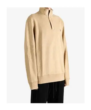 Polo Ralph Lauren Logo-embroidered Quarter-zip Sweater