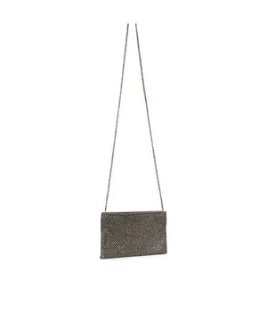 Benedetta Bruzziches La Petite Crystal-embellished Chain-strap Crossbody Bag