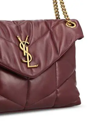 Saint Laurent Loulou Logo Plaque Shoulder Bag