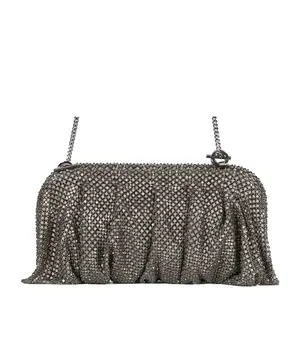 Benedetta Bruzziches Magnetic-clasp Clutch - Silver
