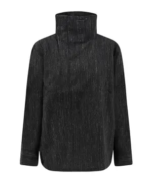 Soeur Lutece High Neck Drawstring Top