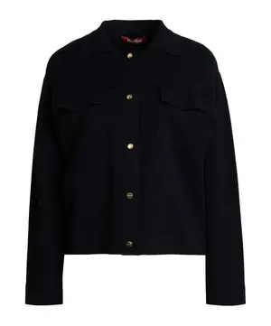 Max Mara Solid-colored Knit Top - Blue