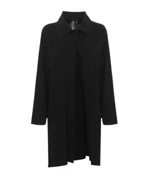 Norma Kamali Collared Long-line Cardigan