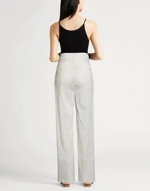 Max Mara High-waisted Striped Wide-leg Trousers
