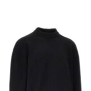 Rick Owens Tommy Ribbed-trim Drop-shoulder Sweater