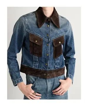 NILI LOTAN Brooklyn Panelled Denim Jacket