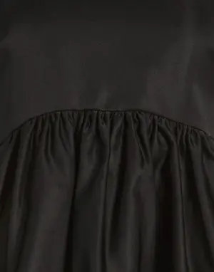 Max & Co. Peplum Top - Black